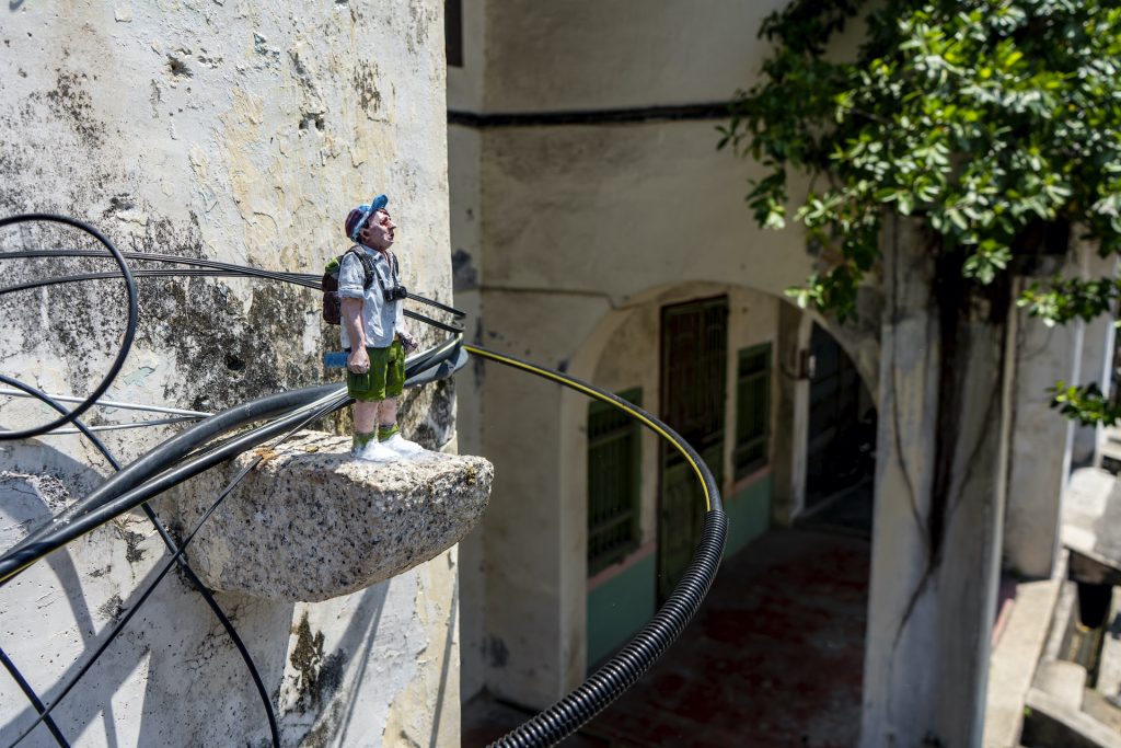 Cement Eclipses at Georgetown Festival. Penang, Malaysia | Isaac Cordal