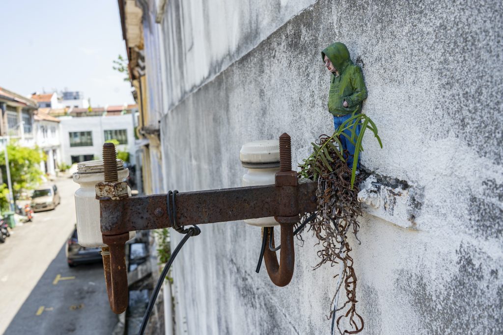 Cement Eclipses at Georgetown Festival. Penang, Malaysia | Isaac Cordal