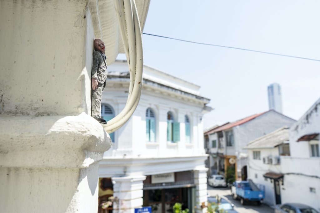 Cement Eclipses at Georgetown Festival. Penang, Malaysia | Isaac Cordal